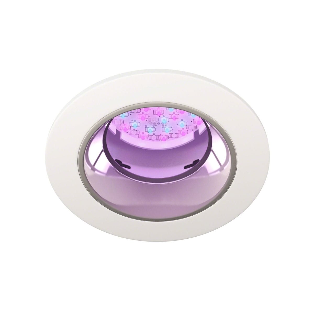 Mr. Steam 15" ChromaTherapy Light with LED Clusters in Recessed White ...